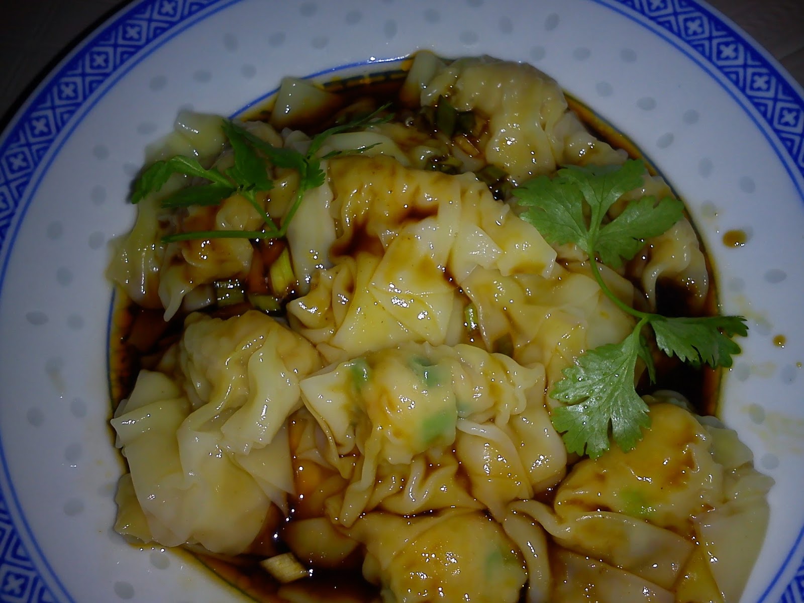 Cooking Pleasure: EZCR#69 - WANTAN WITH RED CHILLI VINEGAR SAUCE