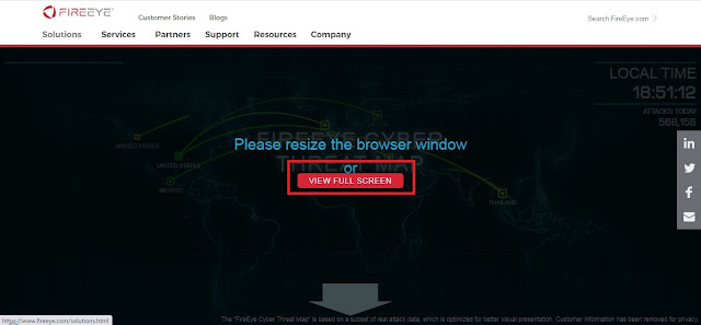 Live Cyber Attack Map - we daily care