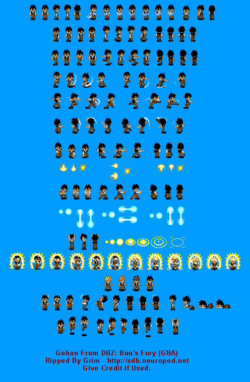 Dragon Ball z Sprites