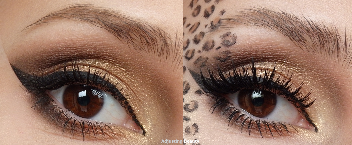 Pretty Leopard Makeup - Adjusting Beauty