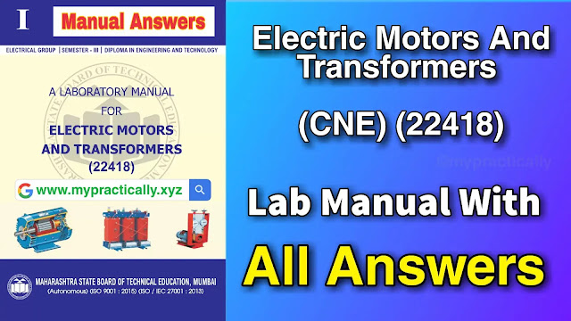 22418 Electric Motors & Transformers Manual Answers