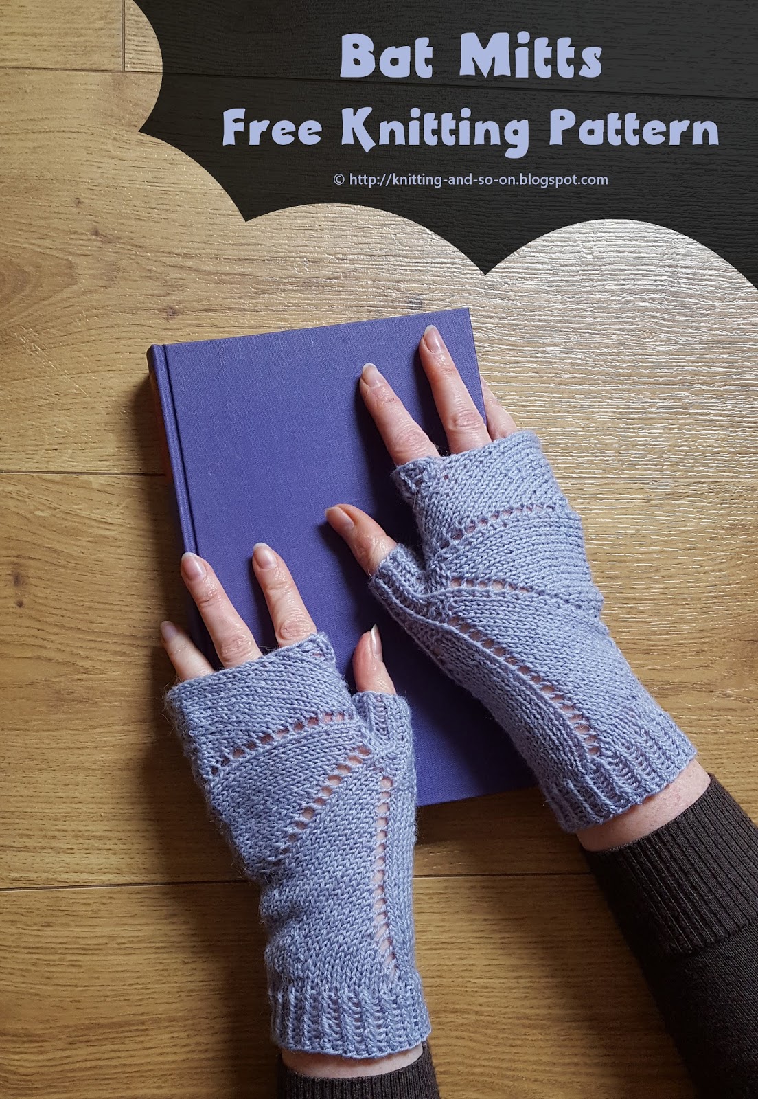 Knitting and so on: Bat Mitts