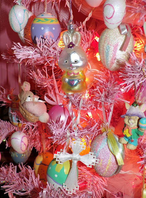 DEBBIE-DABBLE BLOG: Pink Easter Tree in the Dining Room, 2020