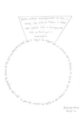 My life: Shape Poem