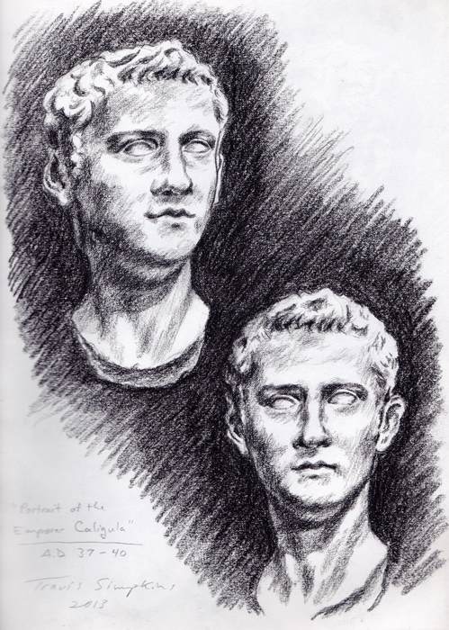 Worcester Art Museum: Sketches by Travis Simpkins: Ancient Roman ...