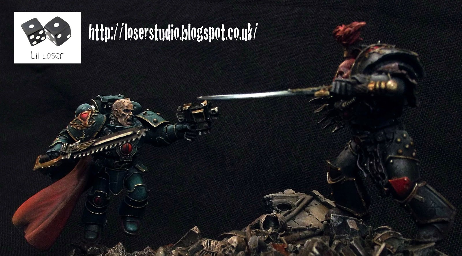 "For all you know is a heap of broken images". Abaddon vs. Loken ...