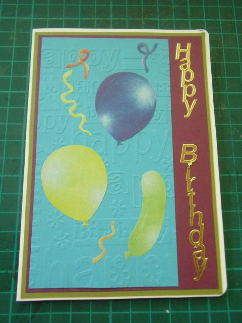 MerryMade Crafts Etc Husbands Birthday Card MerryMade Crafts Etc Husbands Birthday Card