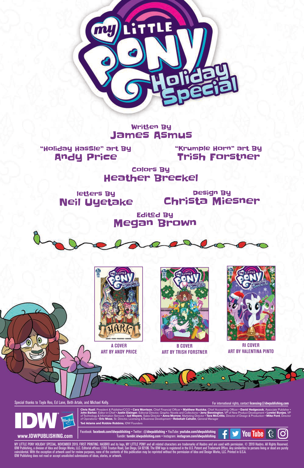 Equestria Daily - MLP Stuff!: My Little Pony: Holiday Special 2019 ...