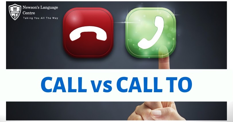 📞 CALL vs CALL TO