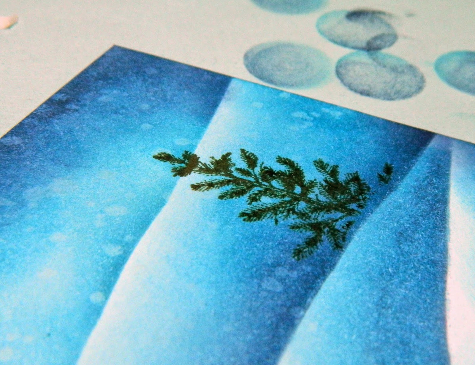 Kimber Kreations: Inked Snow Scene Tutorial