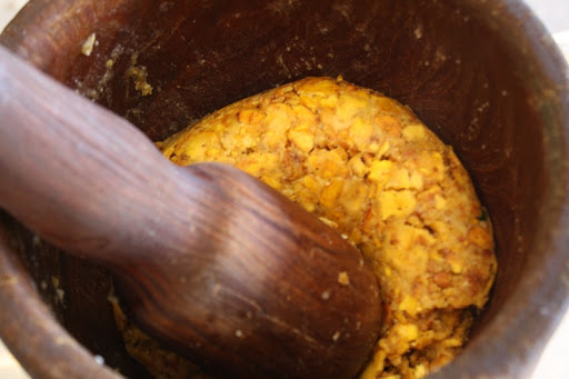 De Parrillada: BANANA MOFONGO WITH WHITE CHEESE