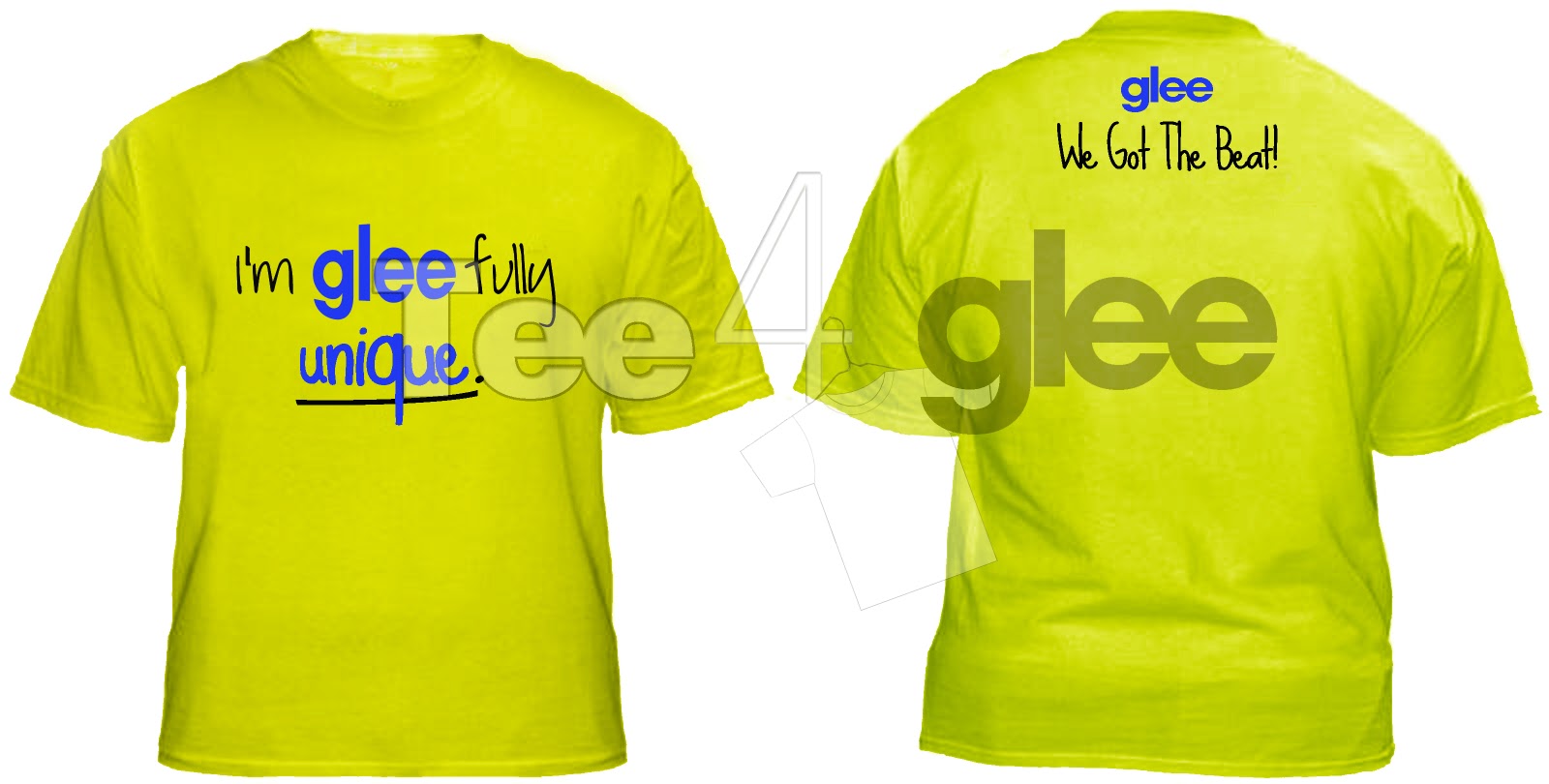 tee4glee: glee's tee: Fill it yourself glee shirt!