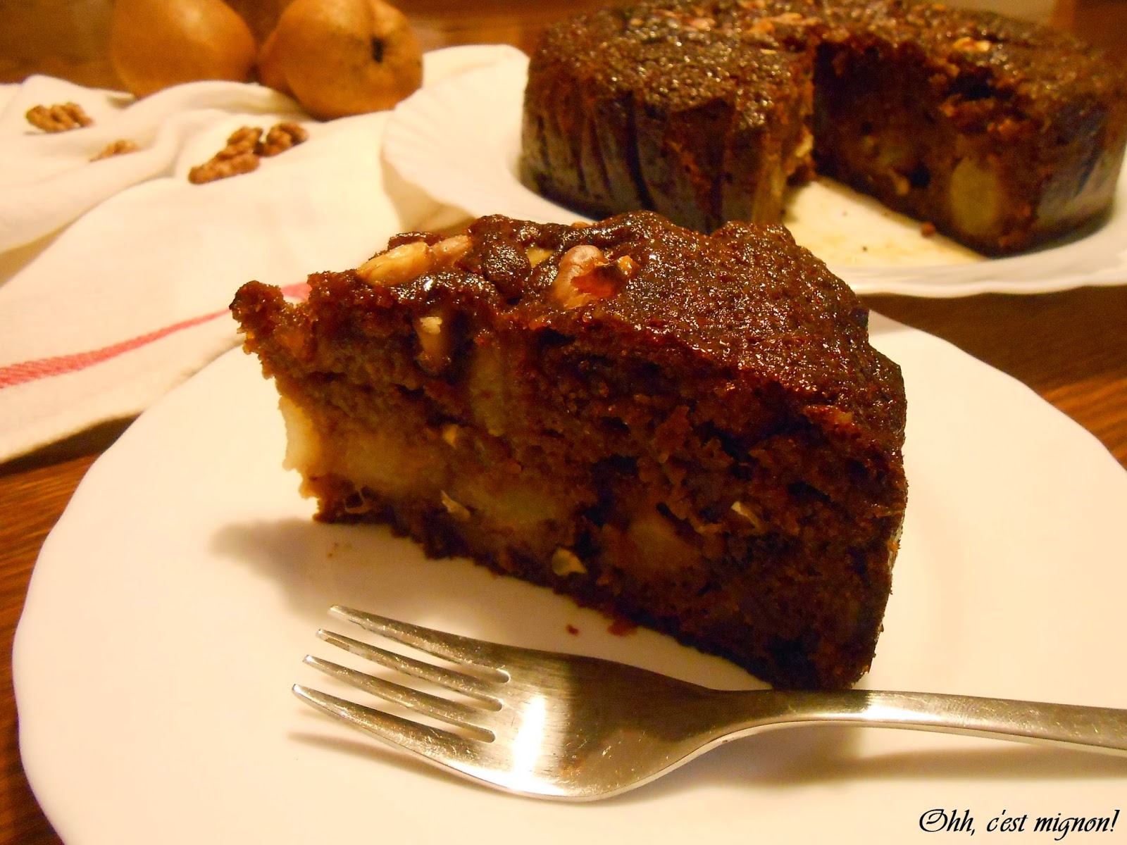 Ohh c'est mignon!: Datolyás körtetorta