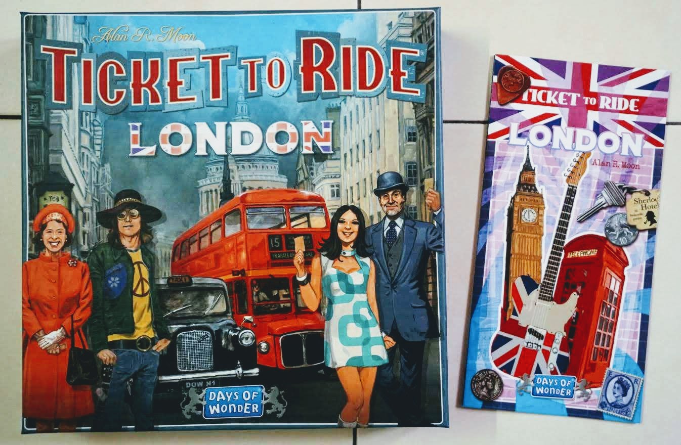 Hiew's Boardgame Blog: Ticket To Ride: London