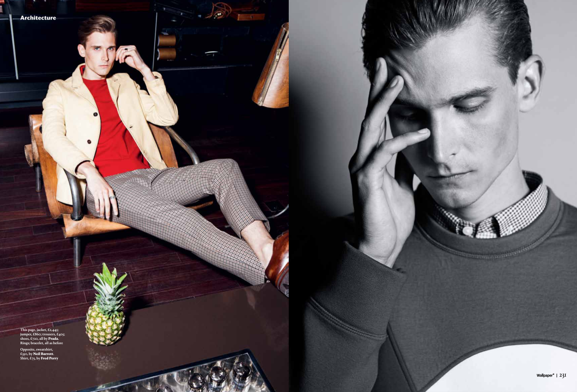 ELITE MODEL MANAGEMENT TORONTO : Lowell Tautchin in Wallpaper Magazine ...