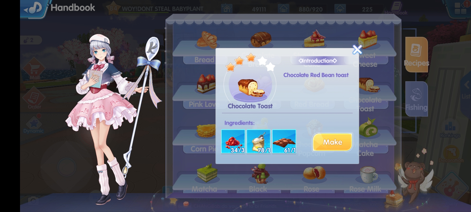 Idol Party (Game) Recipes (Up to Date)