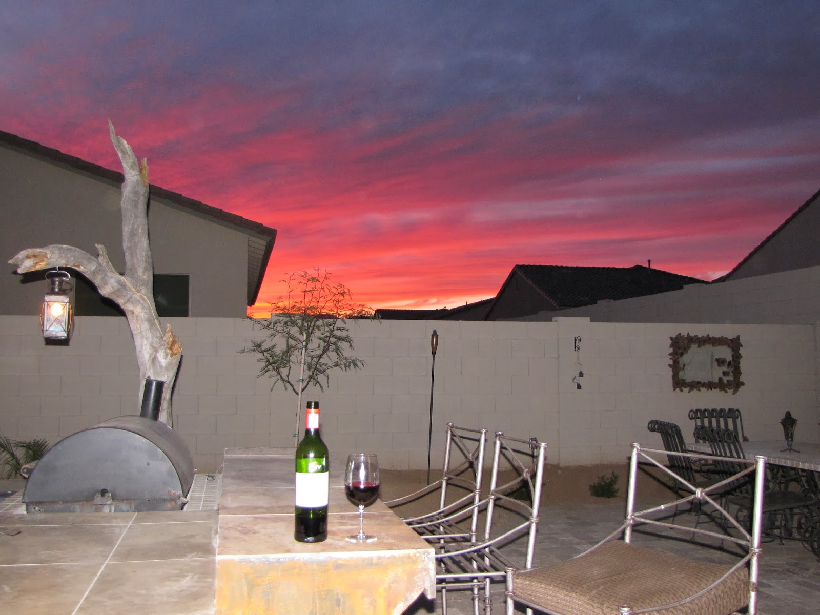 Thrift Store Decor Junky: Our New Backyard: Outdoor Kitchen Counter