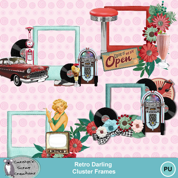 Carolyn's Creations: New kit in Store Retro Darling