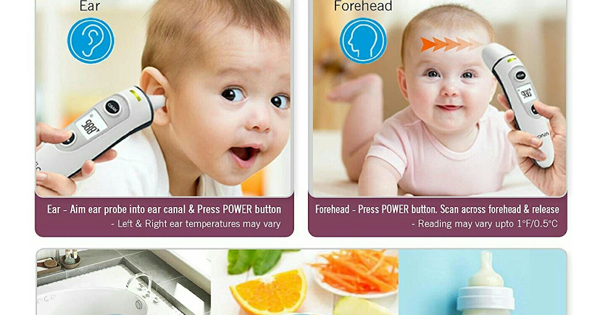 HealthSense Accu-Scan Forehead and Ear Digital Infrared Thermometer for ...