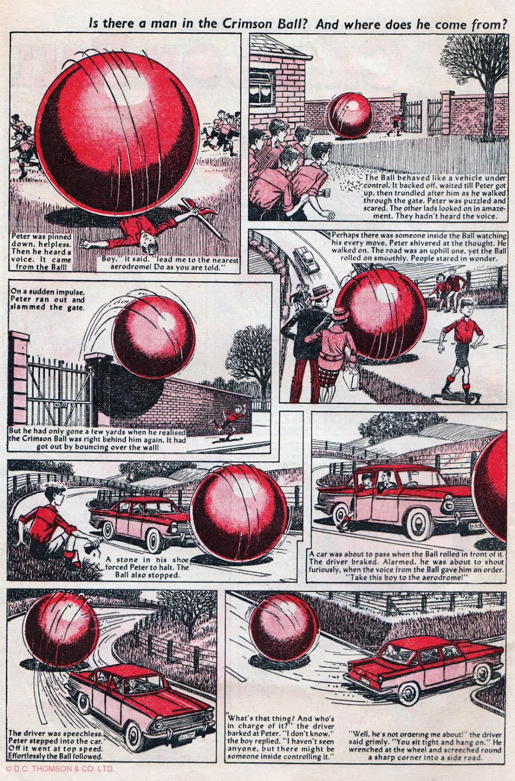 BLIMEY! The Blog of British Comics: The Crimson Ball!