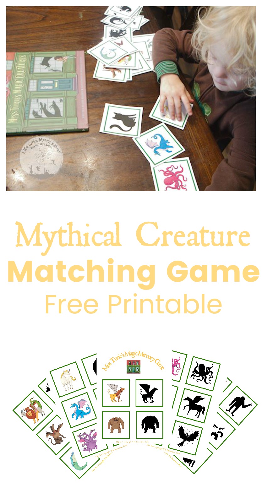 Discover Mythical Creatures with this Free Matching Game - Life with ...