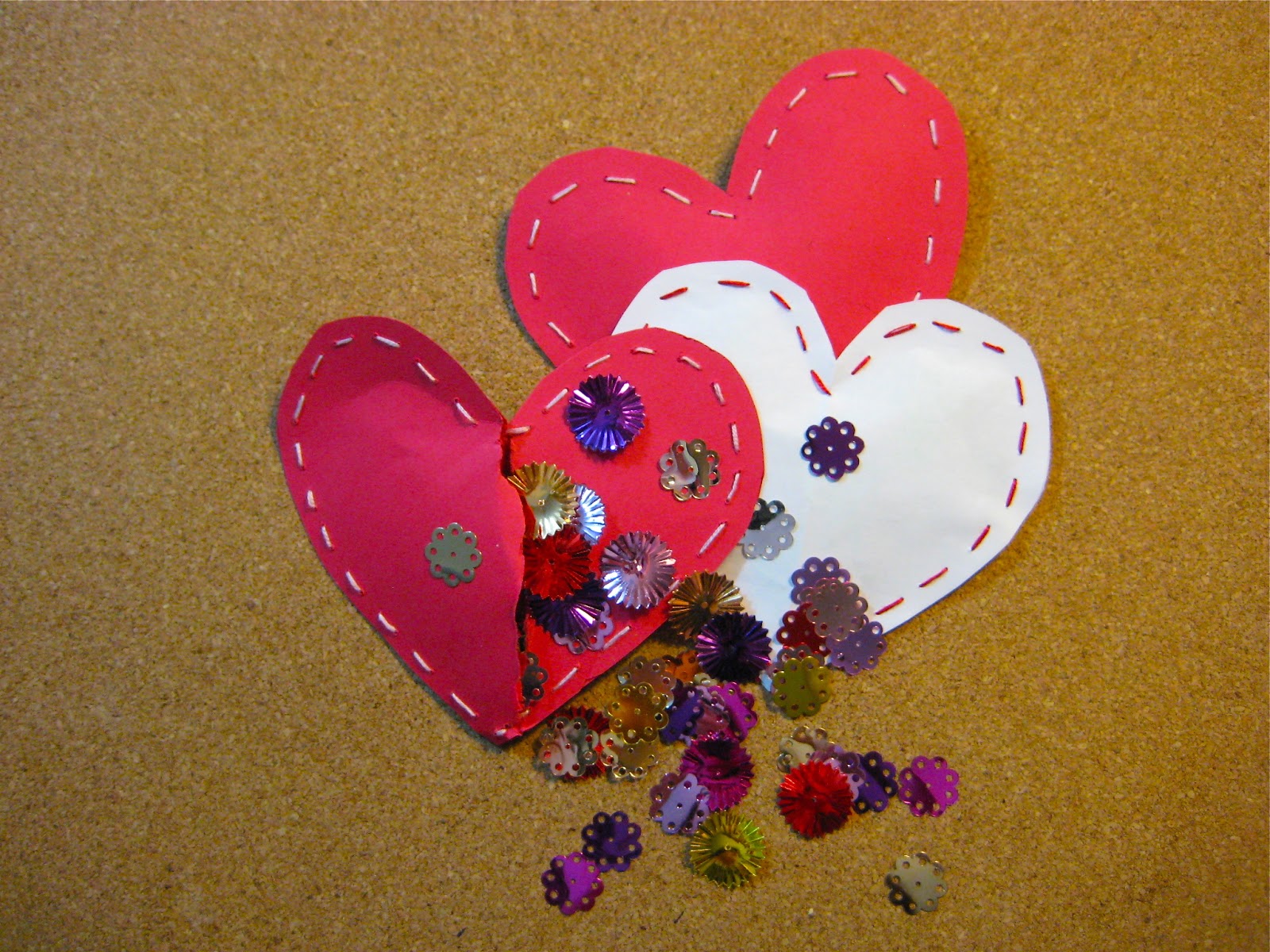 on my honor...: DIY: Confetti-filled paper hearts