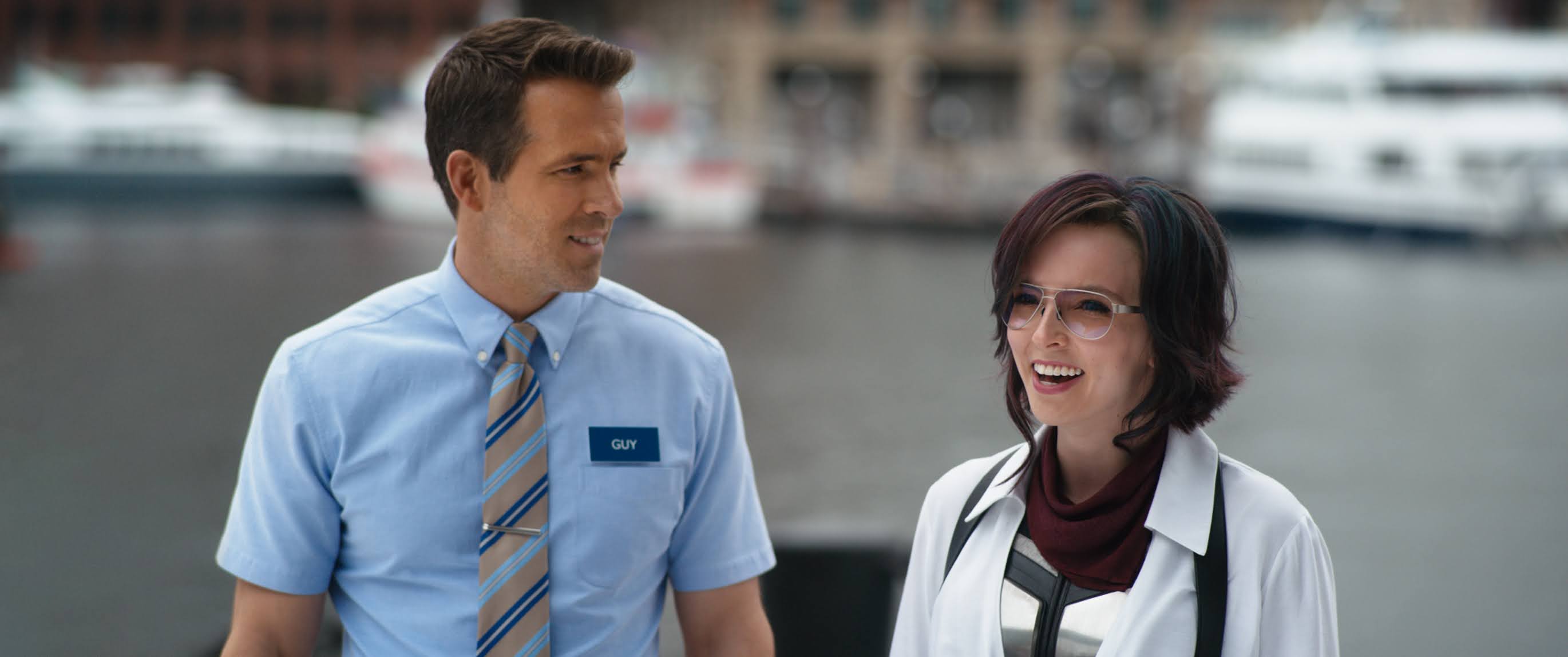 FREE GUY Available on Ultra HD, Blu-Ray and DVD 10/12: Spot Blue Shirt ...