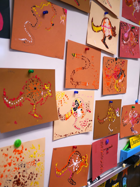 Little Hiccups: Aboriginal Dot Art Activity