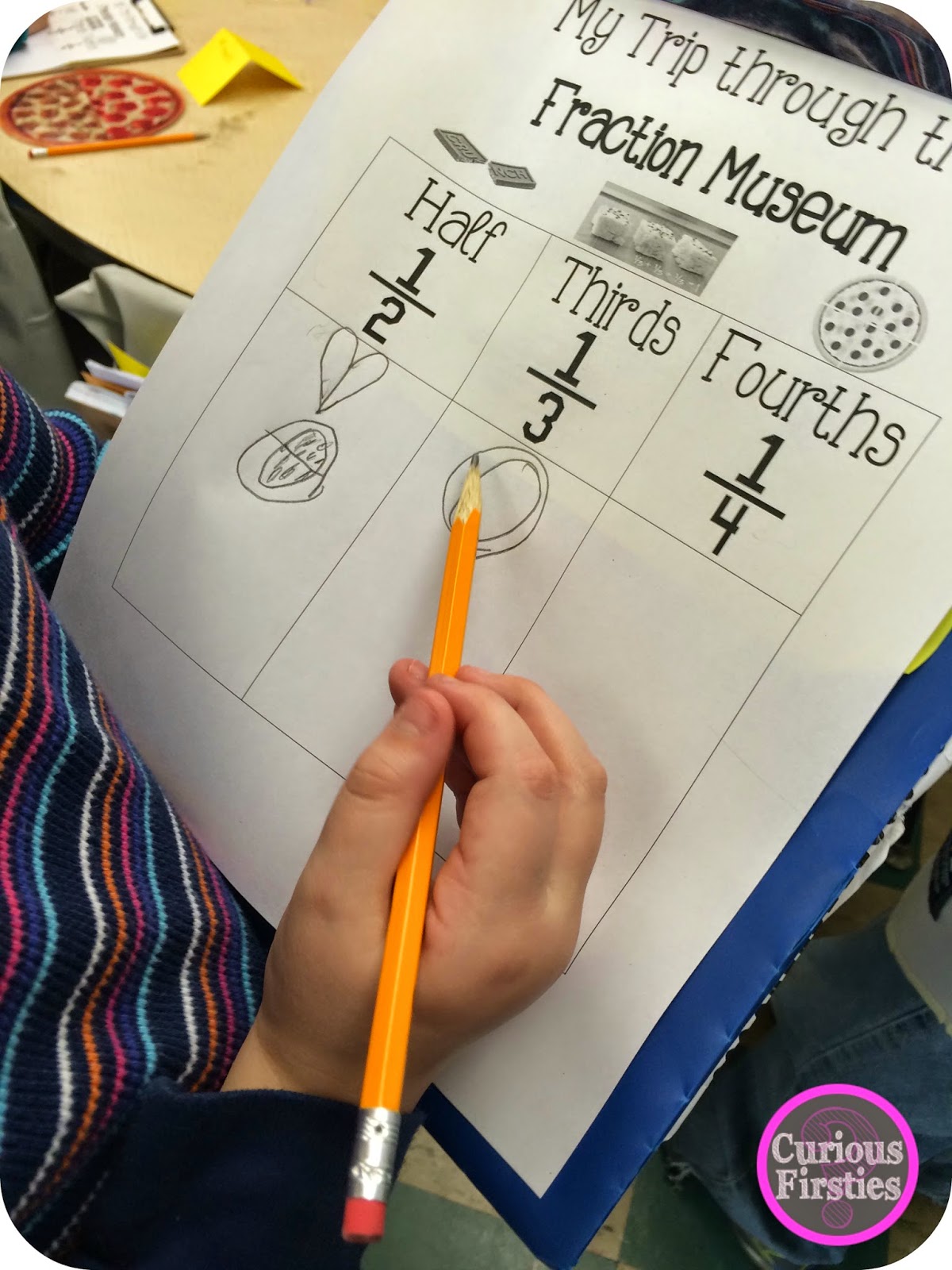 Curious Firsties: Real World Connections: Fraction Style Part 2