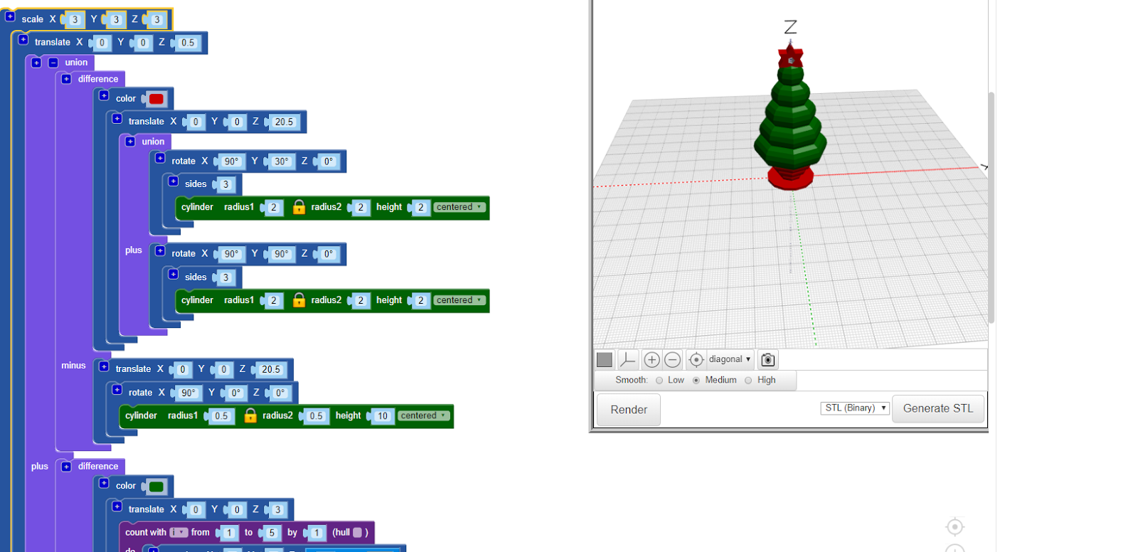BlocksCAD vs Tinkercad 3D Modelling - Christmas Fun | Tech Age Kids ...