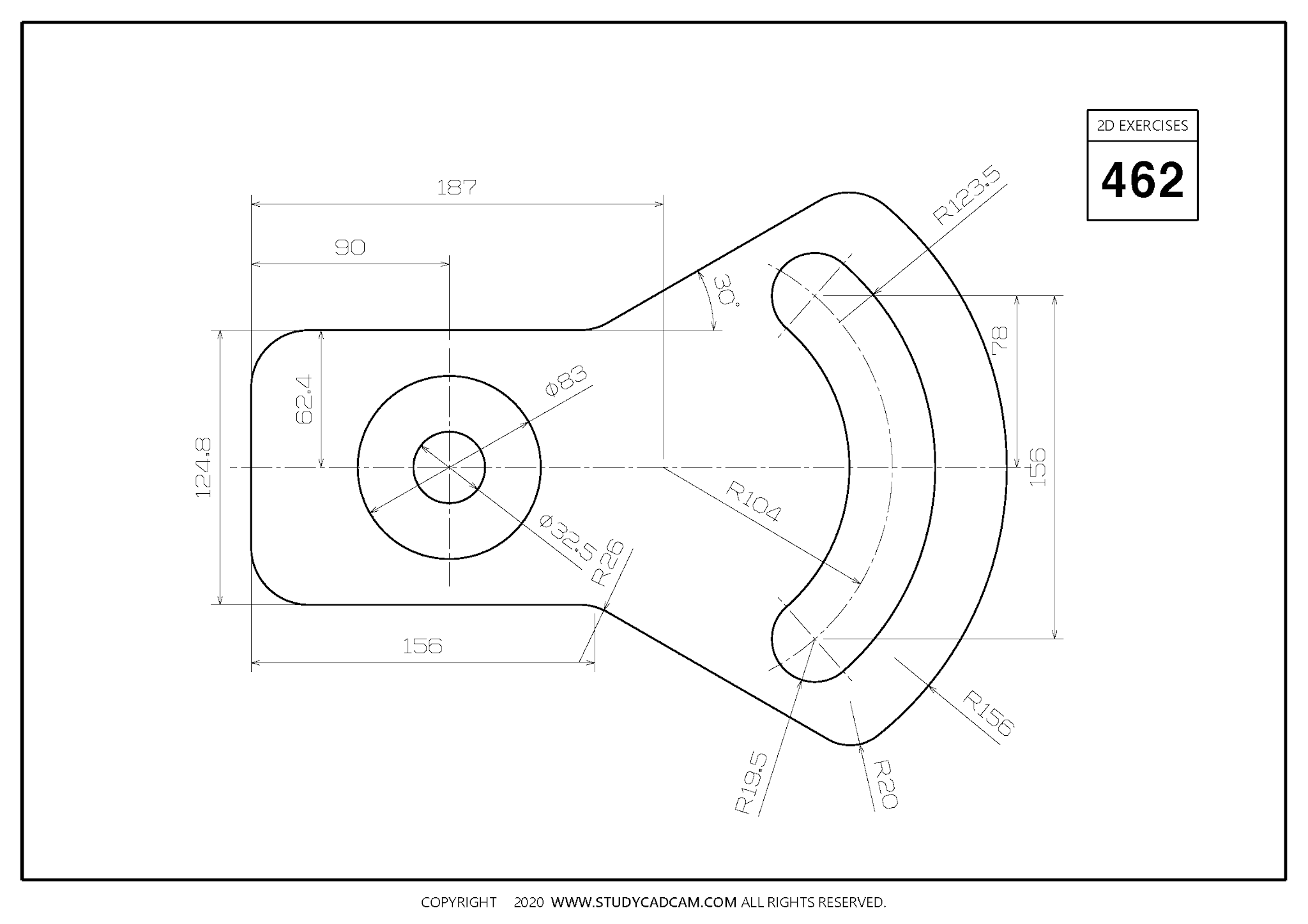 2D CAD EXERCISES 462