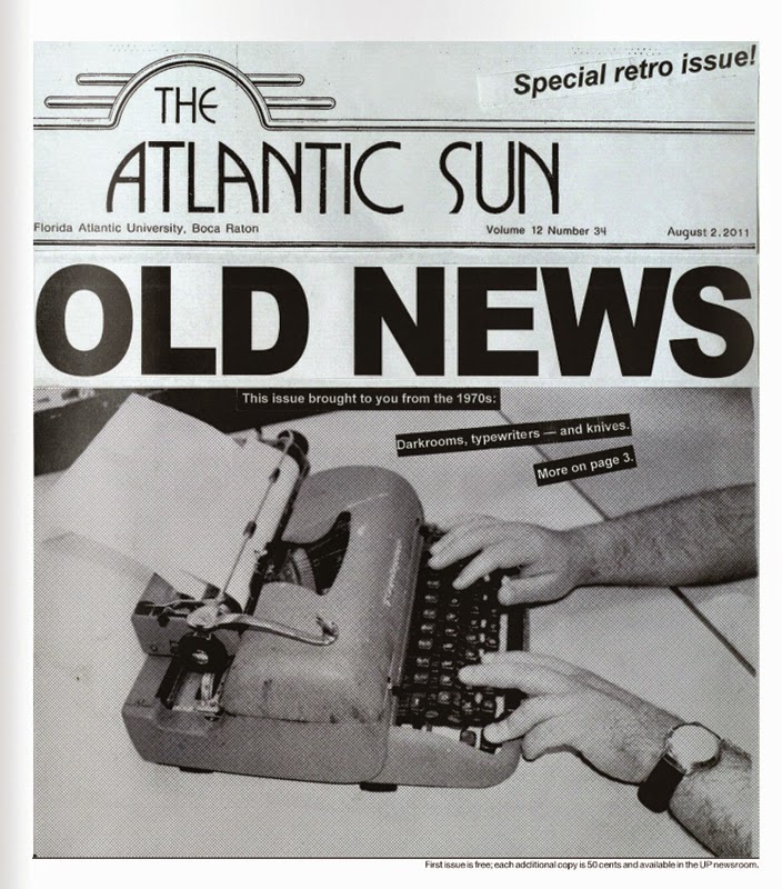 Today's WORD on Journalism: Old News