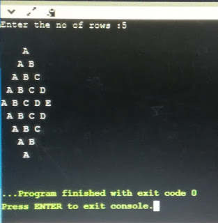 Programs to Print Patterns in C or CPP ( Printing Patterns )