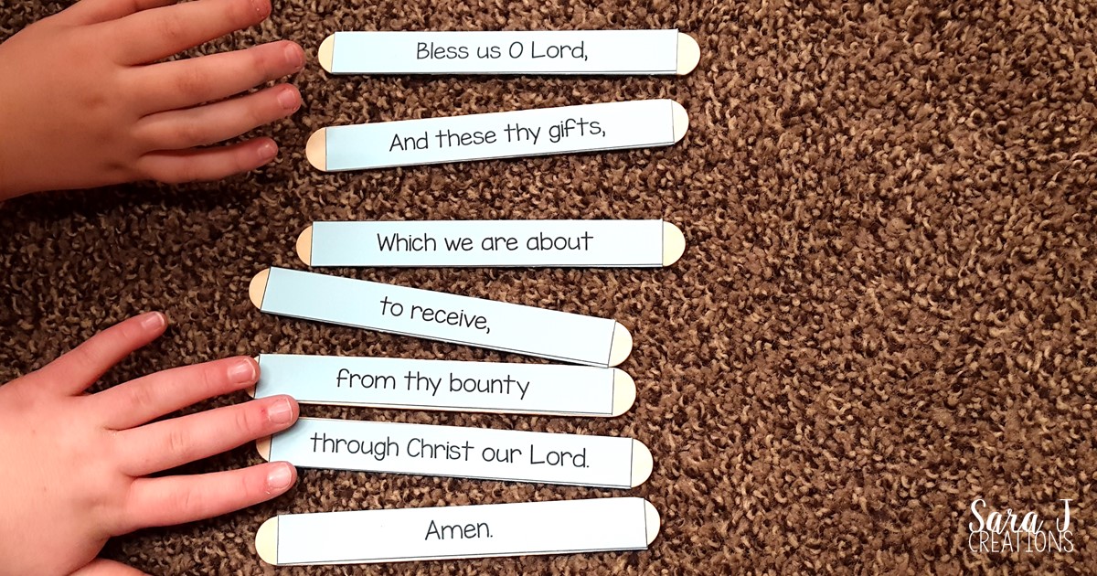 Helping Children to Learn and Memorize Catholic Prayers | Sara J Creations