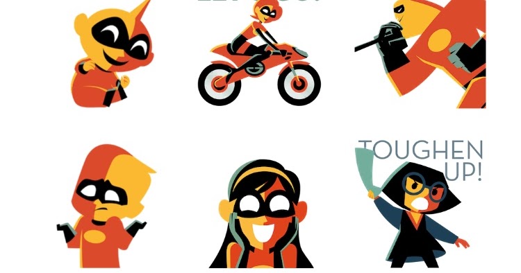 Dan the Pixar Fan: Disney·Pixar Incredibles 2 Apple iOS Sticker Pack