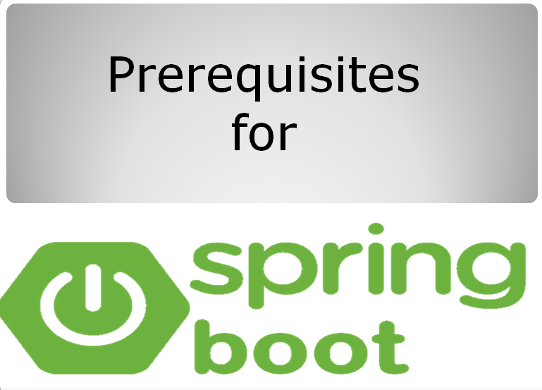 Prerequisites to get start with Spring boot framework