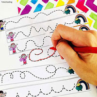FREE Pre-Writing & Tracing Sheets for Kids | Totschooling - Toddler ...