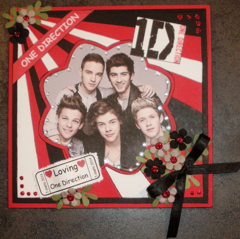 Helles Card: Birthday card with One Direction