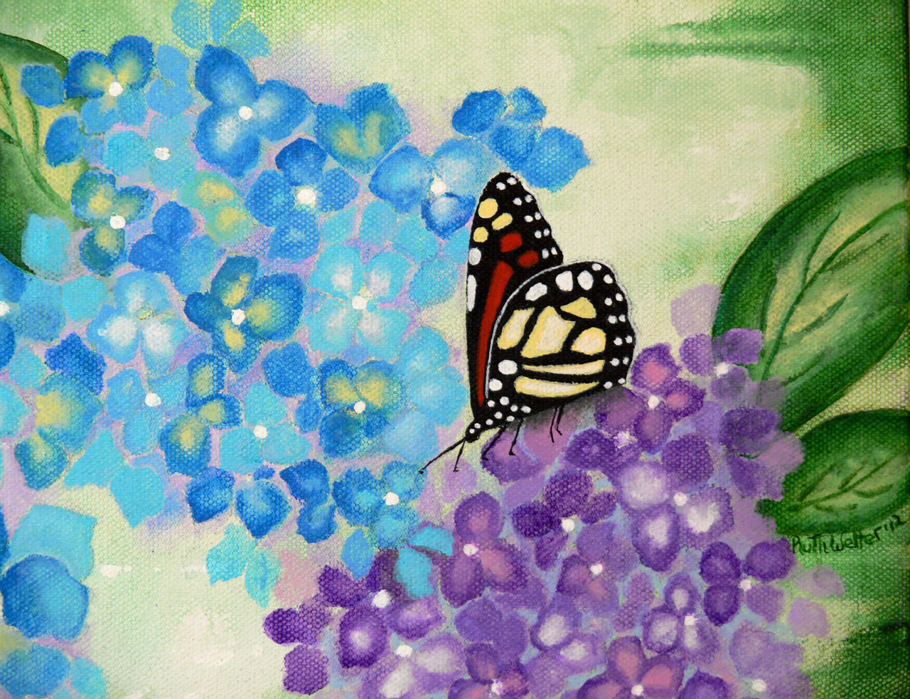 Artful Creations: Painting A Butterfly Garden