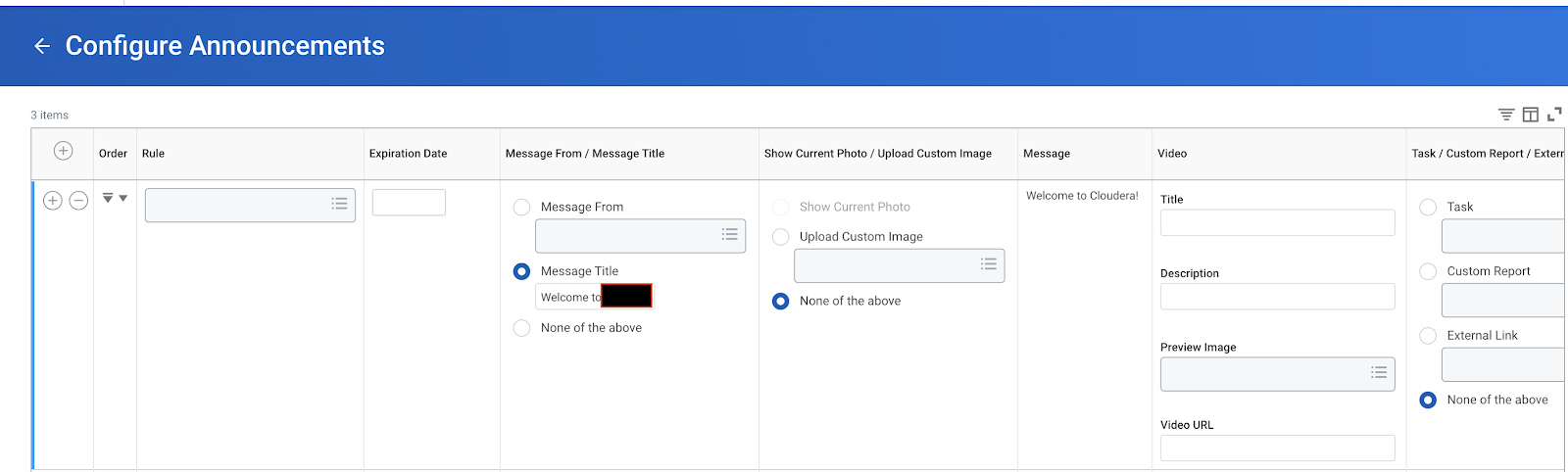 Workday Tricks: Announcements in Workday