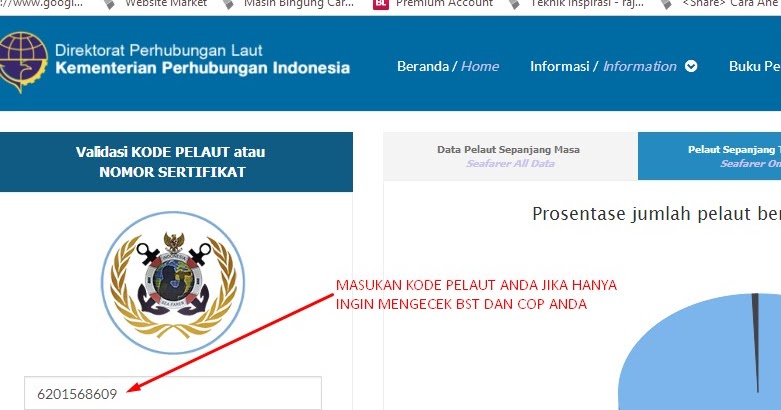 Cara Cek Sertifikat Pelaut Online Terbaru 2017