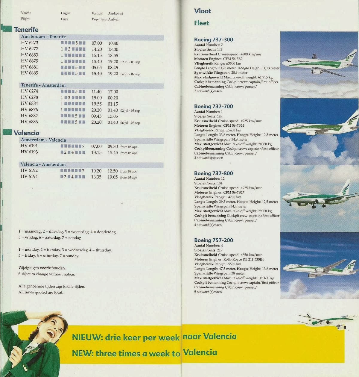 Airline memorabilia: Transavia / Basiq Air (2001)