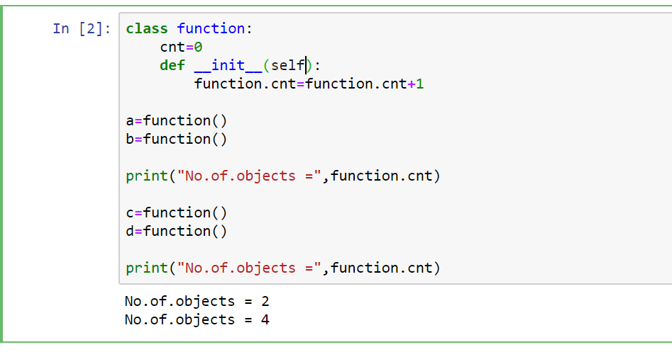 Class variables Class variables