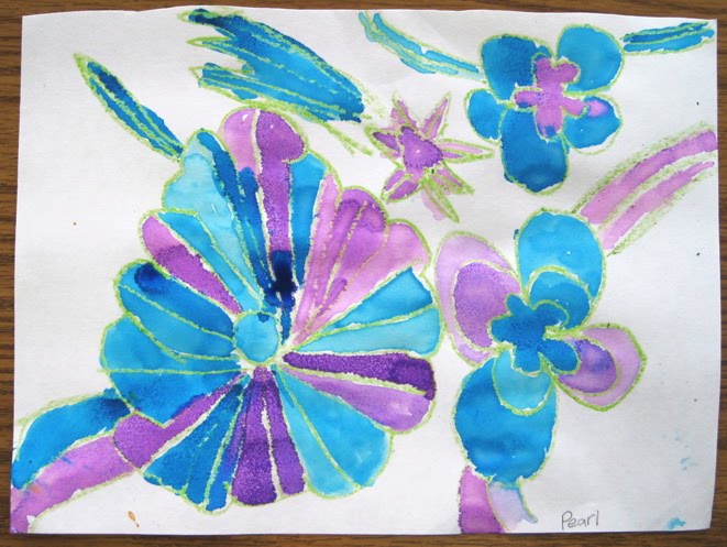 Creating Art With Kids: wax resist