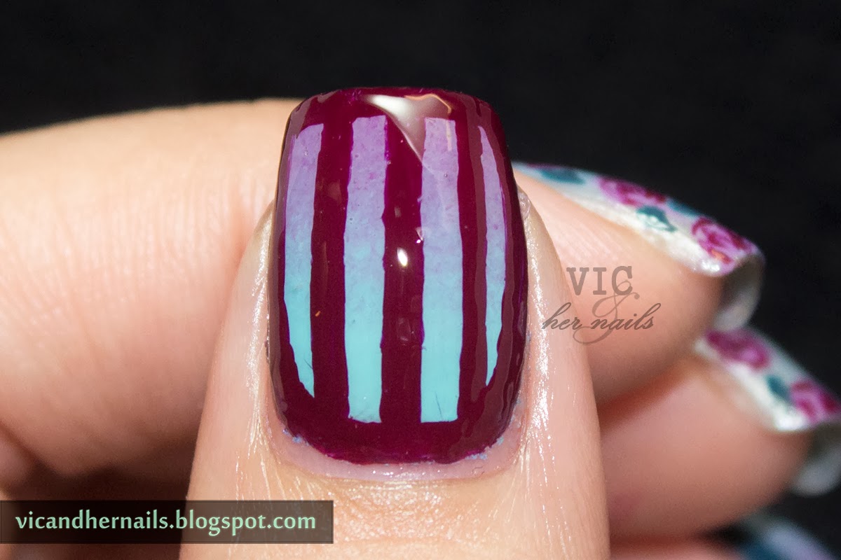 Vic and Her Nails: January N.A.I.L. - Theme 4: Border Manis
