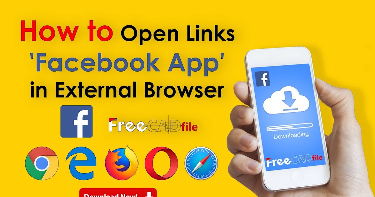 ⚠ Solve the problem of not download files | How to Open Links 'Facebook ...