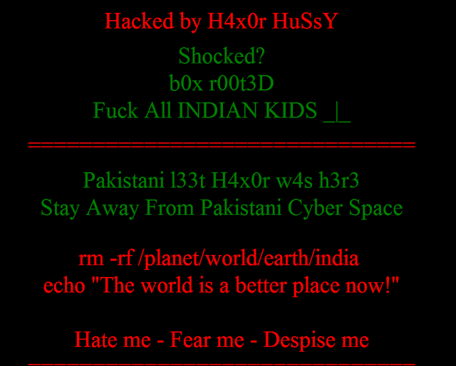 Pakistani Hacker Continues Attack On Indian Cyber Space Beat Dev