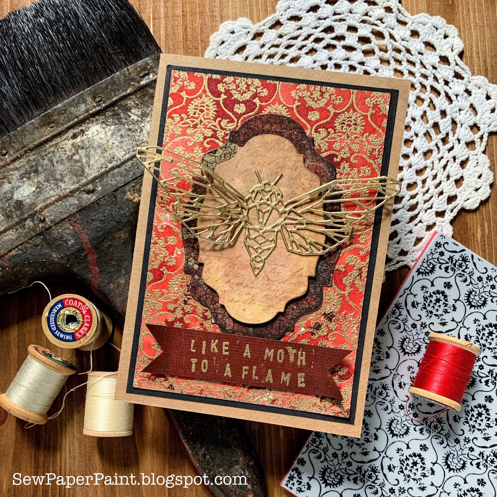 SewPaperPaint: Tim Holtz Stamps and Dies Valentine Cards