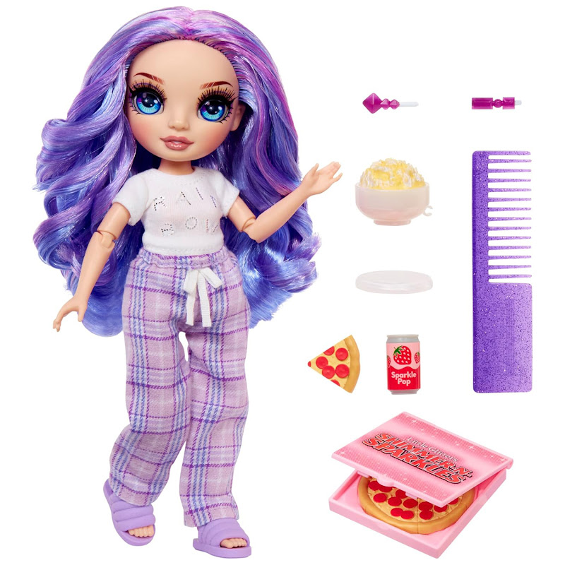 Rainbow High Violet Willow Rainbow Junior High PJ Party Doll | The Toy Pool