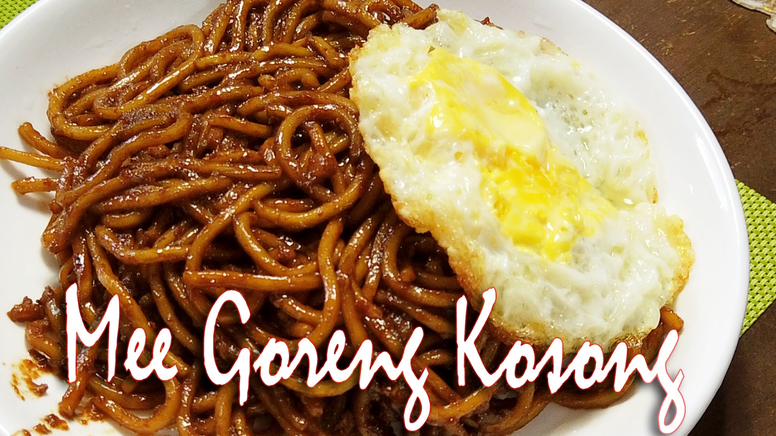 Tentang Aku: Resepi : Mee Goreng Kosong